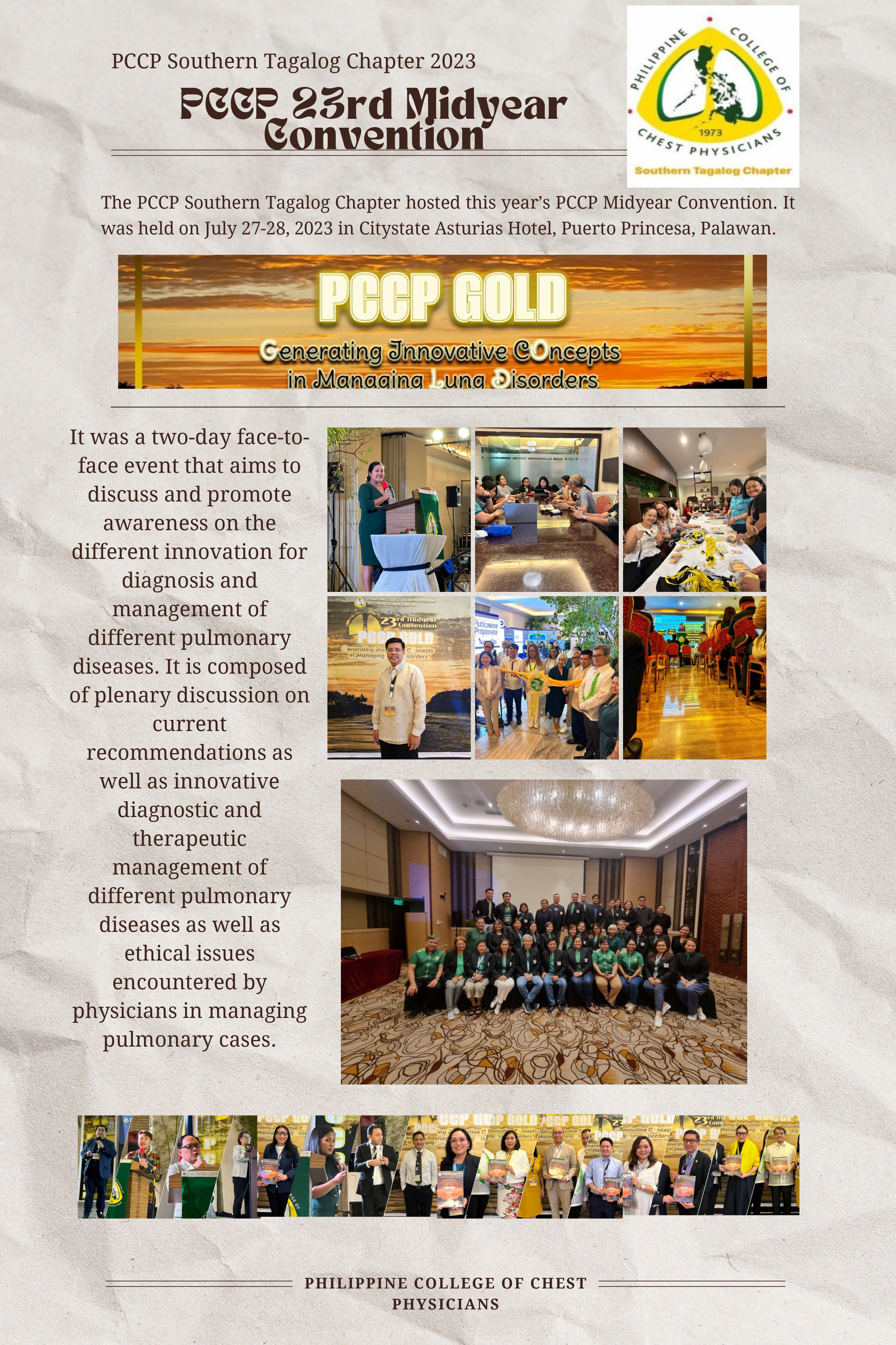 Southern Tagalog Chapter : Philippine College of Chest Physicians (PCCP)